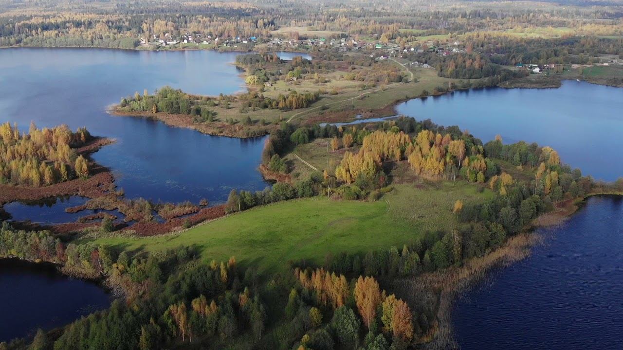 Воздушное путешествие по Окуловскому району