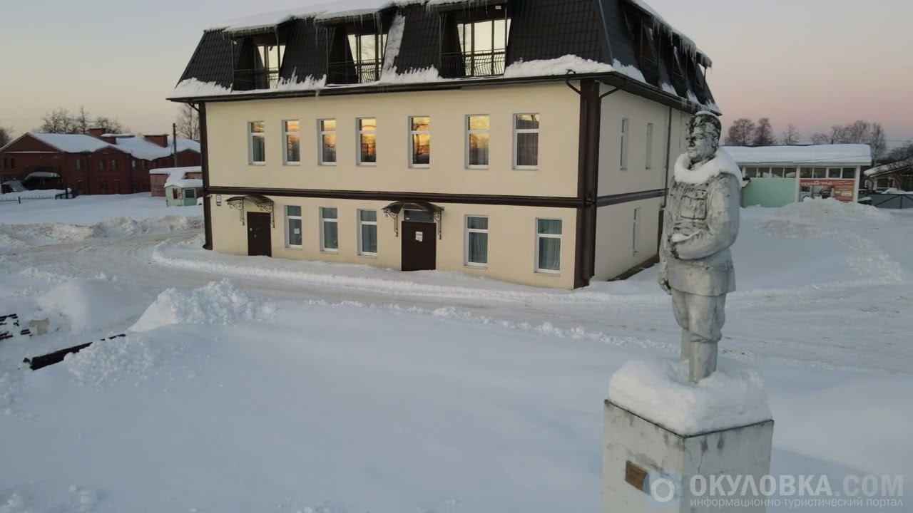 Зимние виды Окуловки 2022