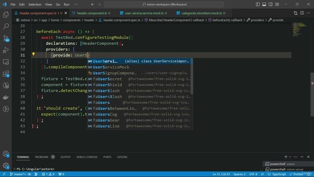 2108. Unit testing routes