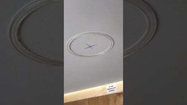 Монтаж термокольца для натяжного потолка