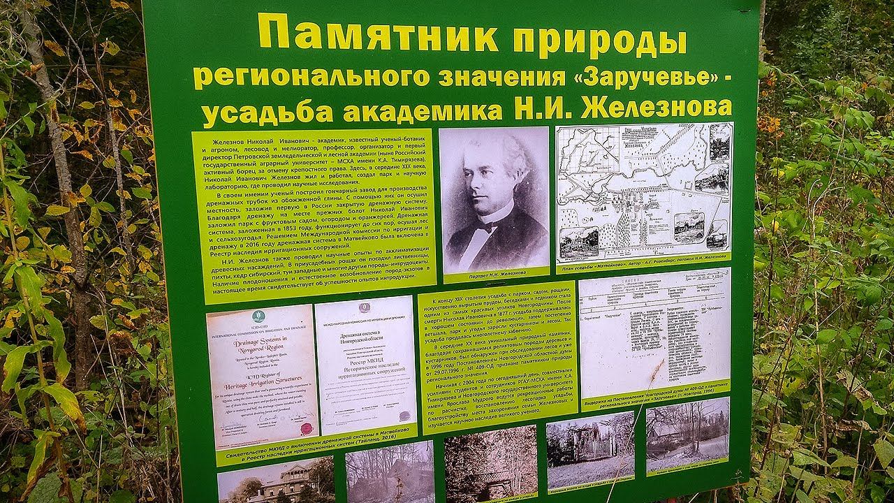 Памятник природы регионального значения «Заручевье», усадьба Н. Железнова «Матвейко»