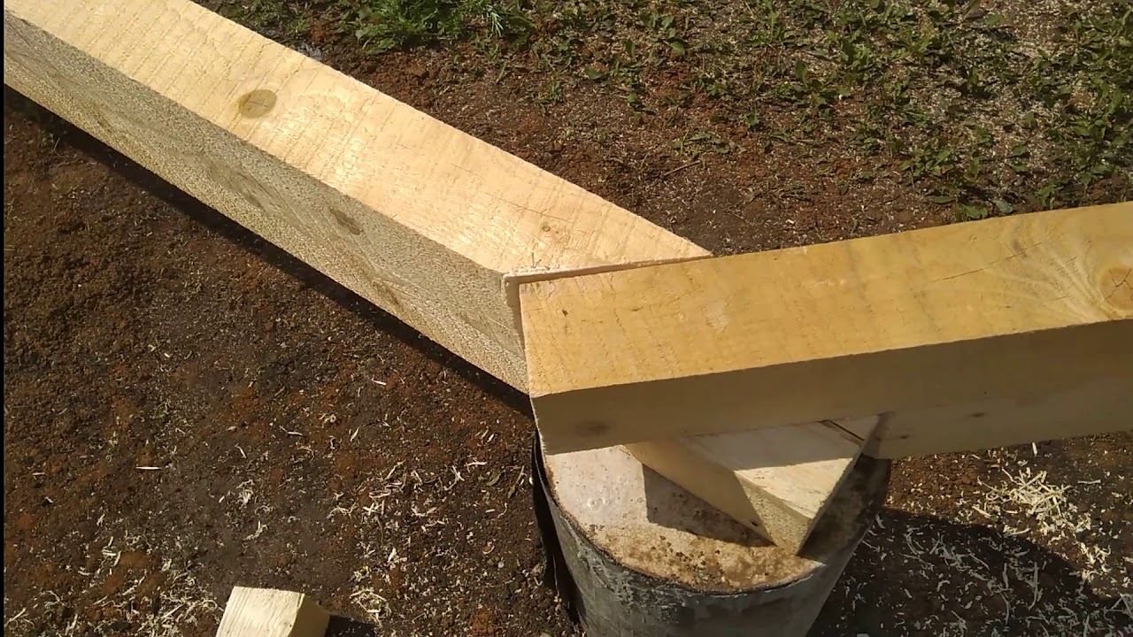 Каркас 1. Начало. Обвязка свай.