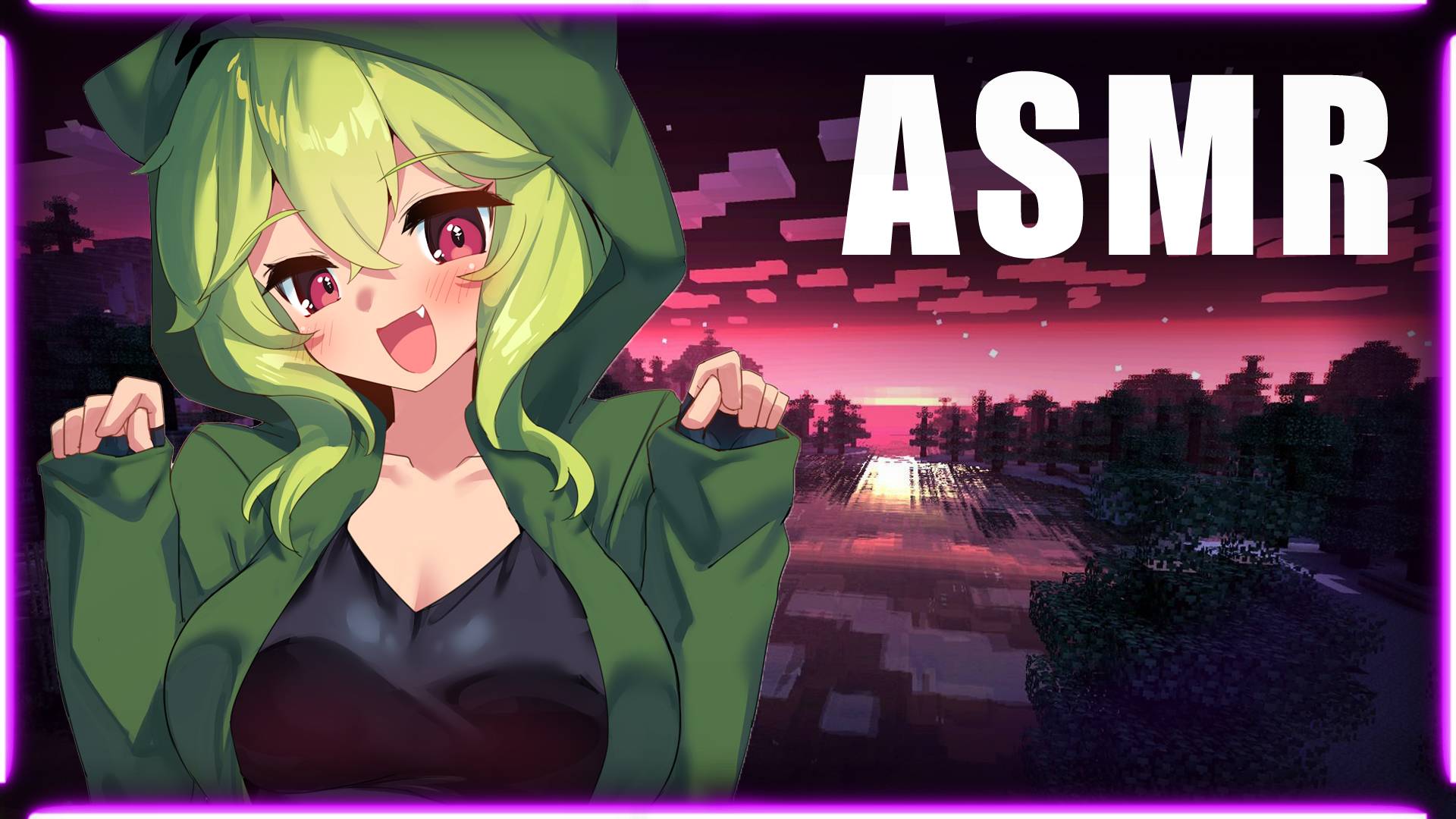 АСМР майнкрафт, звуки рта без слов