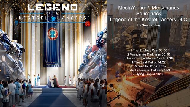 MechWarrior 5 Mercenaries Soundtrack Legend of the Kestrel Lancers DLC