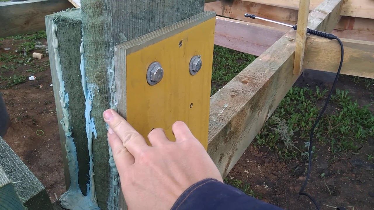 Каркас 5. Первые стойки.