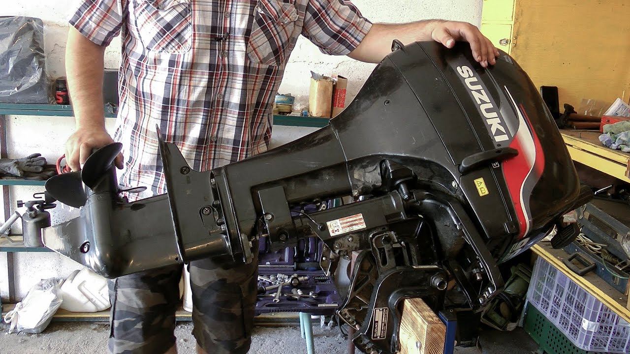 Suzuki DT 9.9(15) S  | Большое ТО | Замена крыльчатки. Замена винта. Замена масла | Замена свечей.