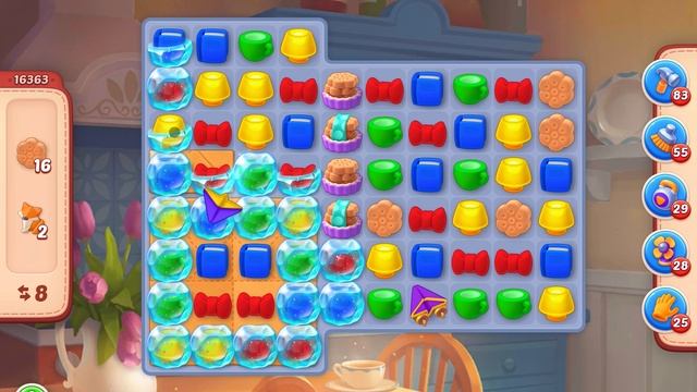 HomeScapes уровень 16363 без бустеров