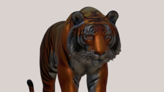 Тигр 3d модель