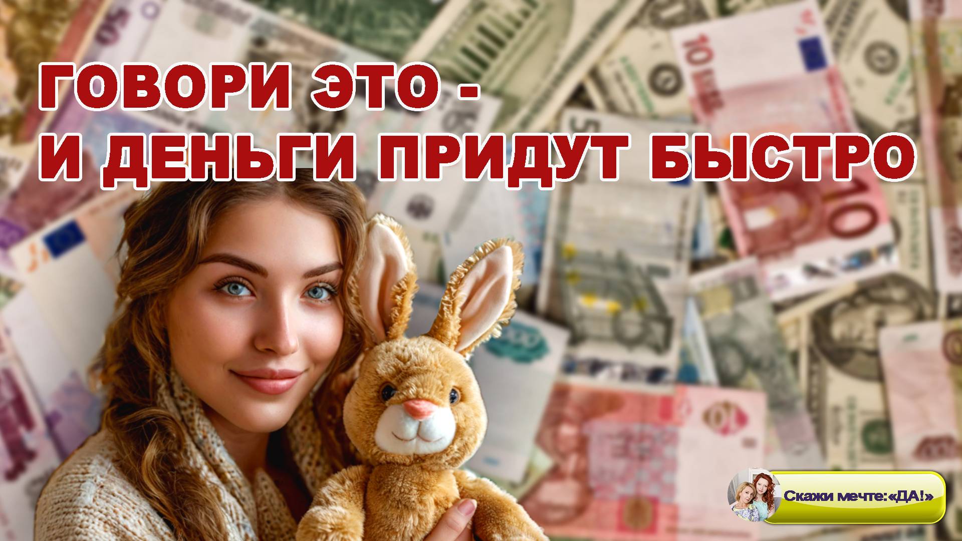 Очень простая техника.  Говори это и деньги придут быстро.