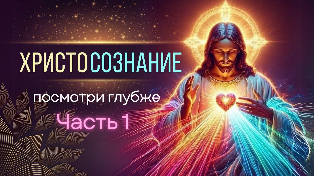 ХРИСТОСОЗНАНИЕ - Посмотри глубже! - ЧАСТЬ1