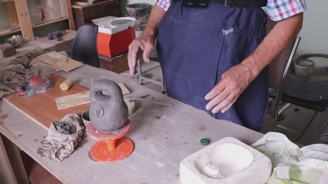 Урок №4. Тиснение. Изготовление керамической гири