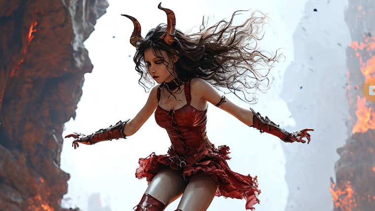 Демониха 3d модель