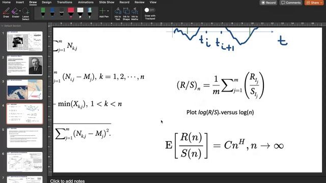 DFA detrended fluctuation analysis