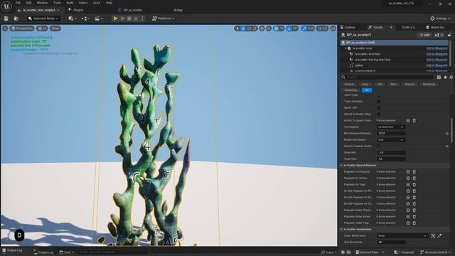 ia scatter for unreal engine version 2.76 geometry generation tutorial options walkthrough