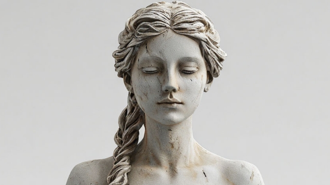 Дева бюст 3d модель