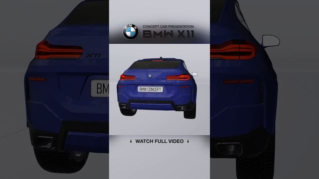 BMW X11 CONCEPT CAR COBALT OCEAN - SHORTS 3