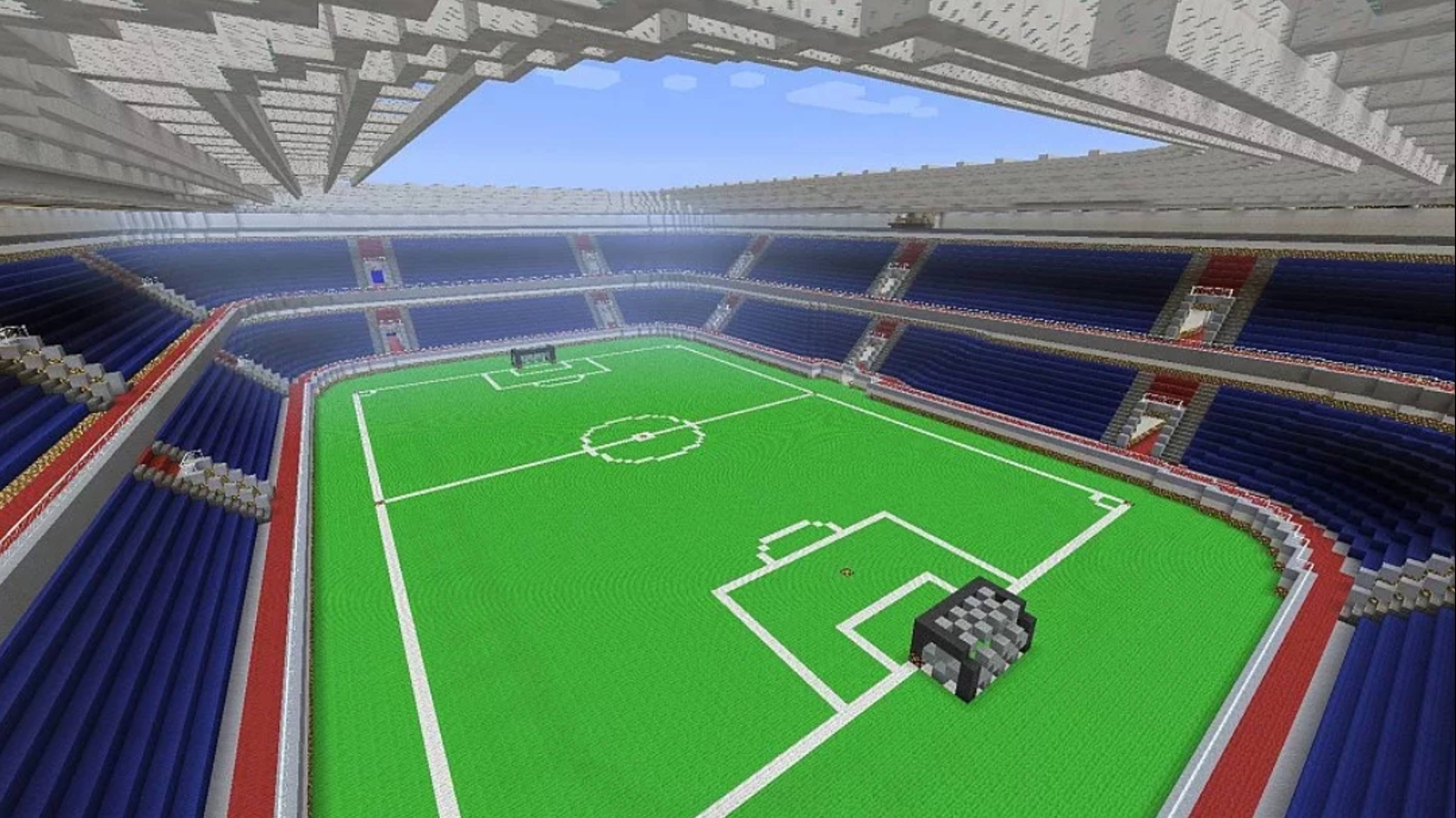 майнкрафт но я построил какой-то спорт комплекс
