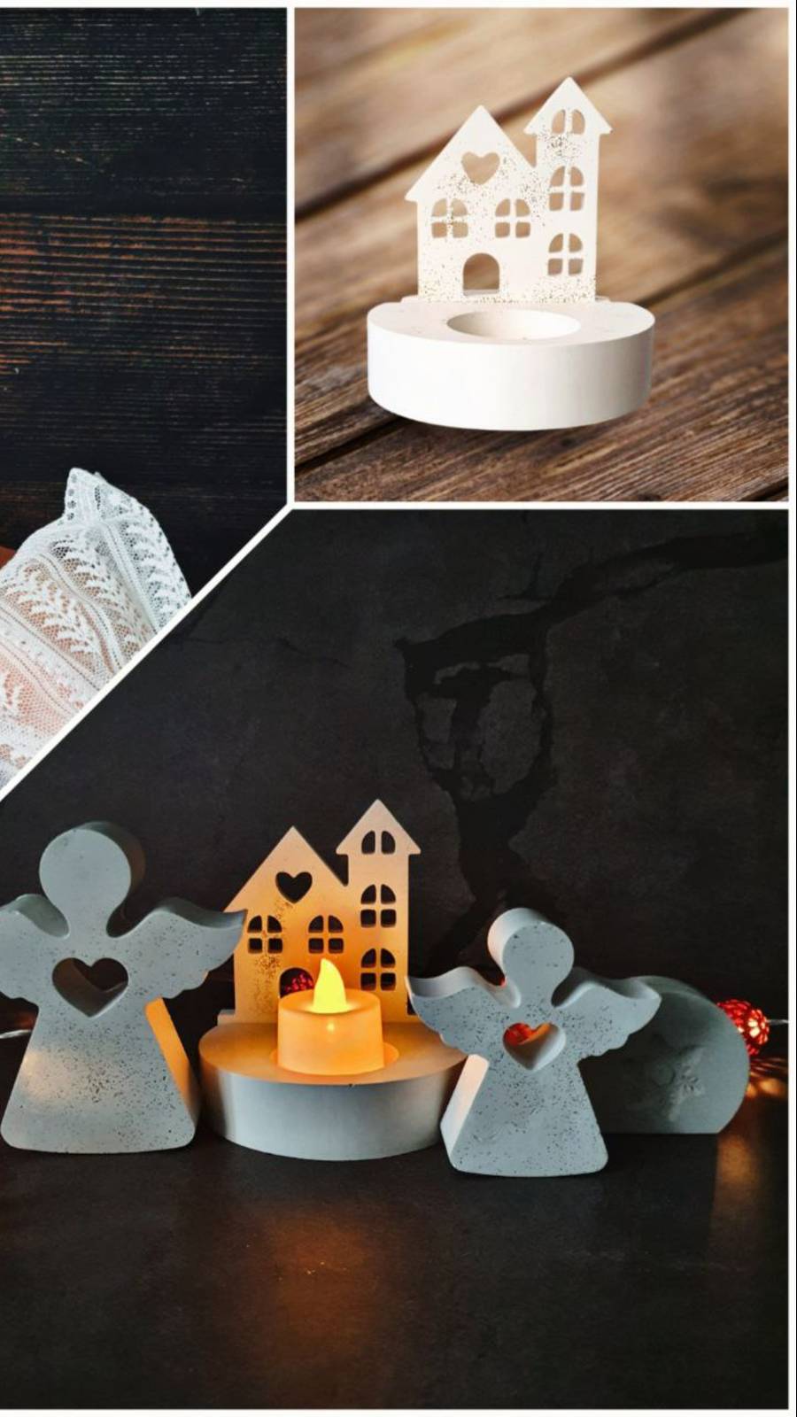 Уютный домик-подсвечник #домик-подсвечник #уютныйдекор #подарокнановыйгод #новогоднеенастроение