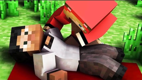 ДЕВУШКА СПАСАЕТ ПАРНЯ - Minecraft с Девушкой #3