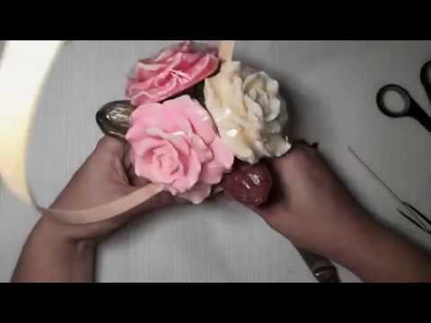 Мыльный букет. Мыло ручной работы