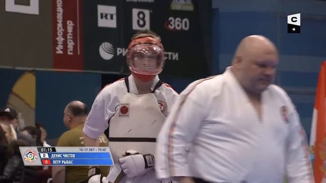 Рыбас Петр в полуфинале _Кубка сильных духом -2024_ #каратэ