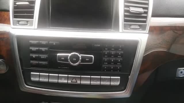 Как снять ГУ и монитор на GL ML 2014+