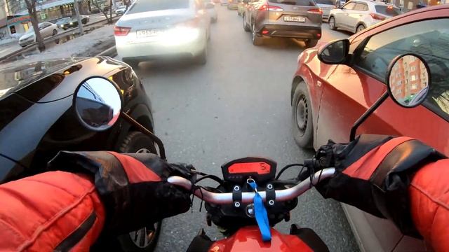 Мопед JT50 если узко между рядами