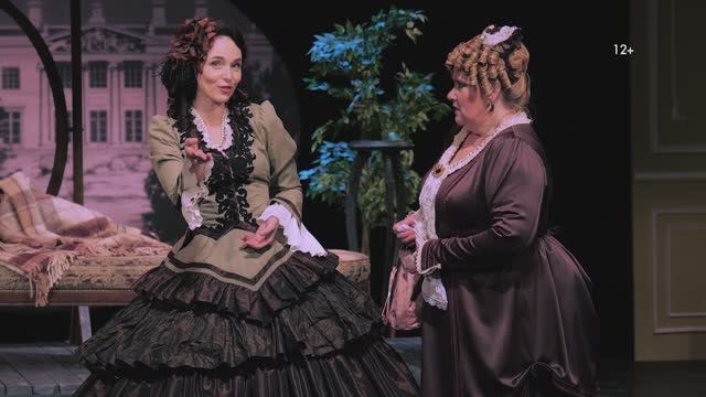 Спектакль "На всякого мудреца довольно простоты". В главных ролях Анна Снаткина и Кирилл Новышев