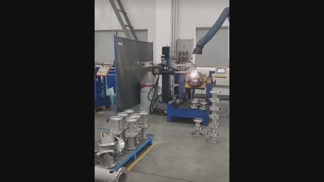 Цех с оборудованием для автоматической ТИГ сварки