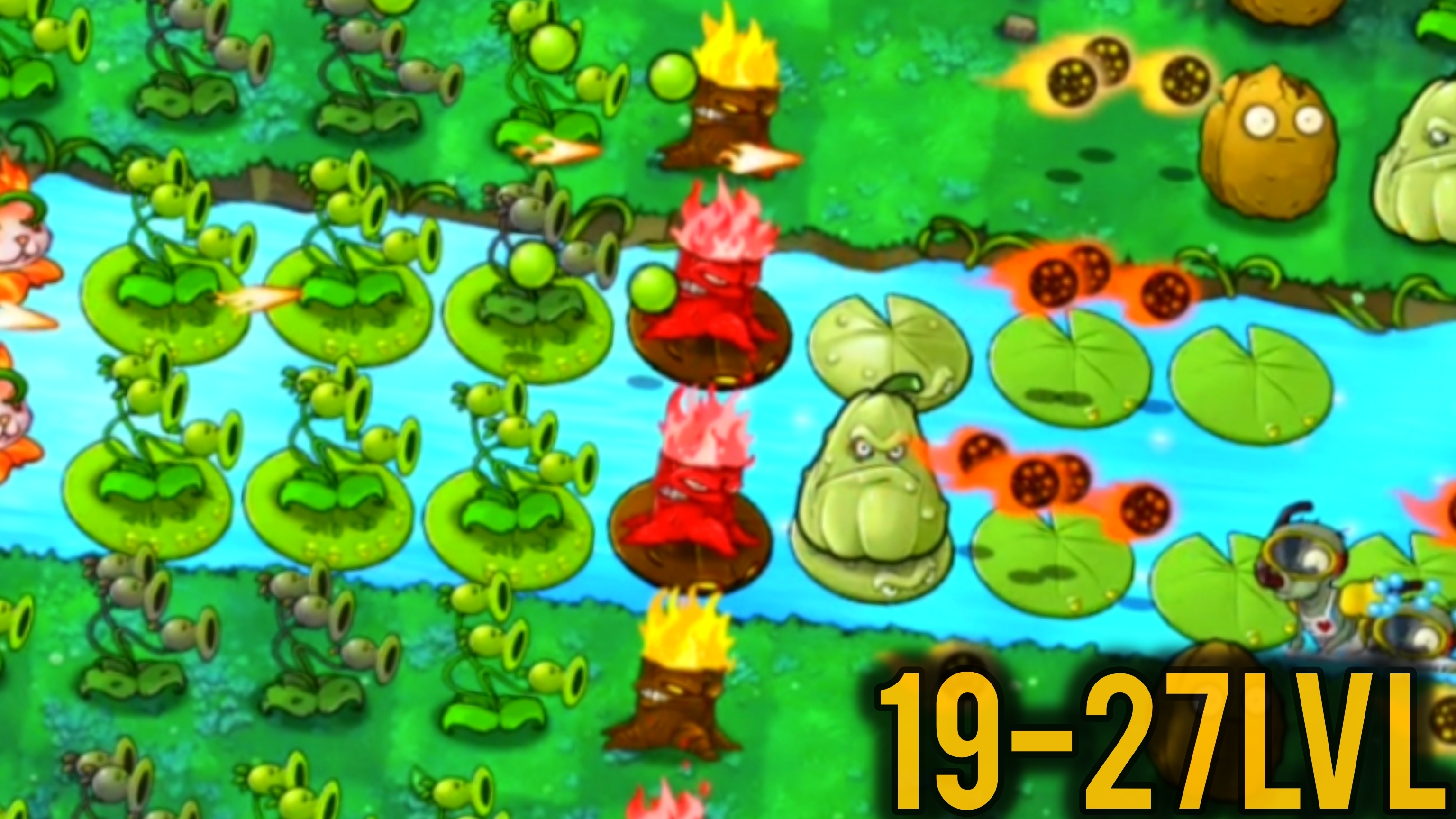 PvZ Fusion LVL 19-27 Прохождение