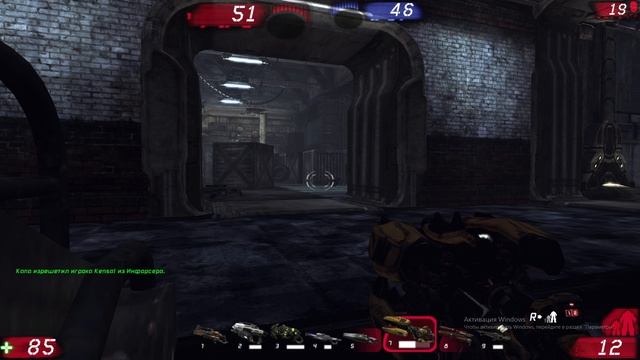 Unreal Tournament 3. Режим Командный Матч. Карта Diesel