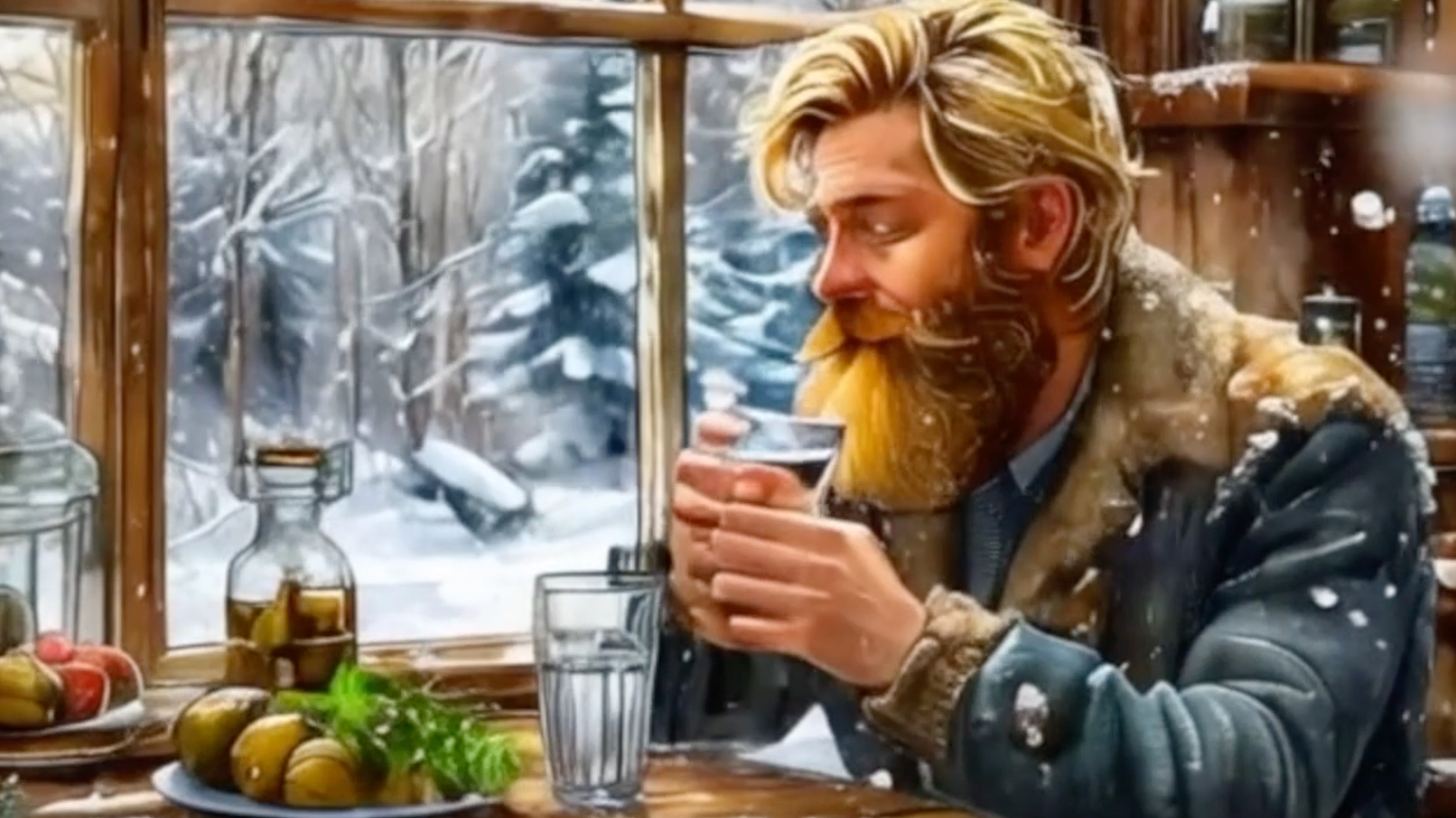 Метель. Music by Dmitry Z & Suno. Lyrics and Video by Steam Powered Crocodile. 1208