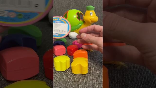 Выбираем сортер для малыша. Как выбрать? На примере черепашки - каталки #игрушки