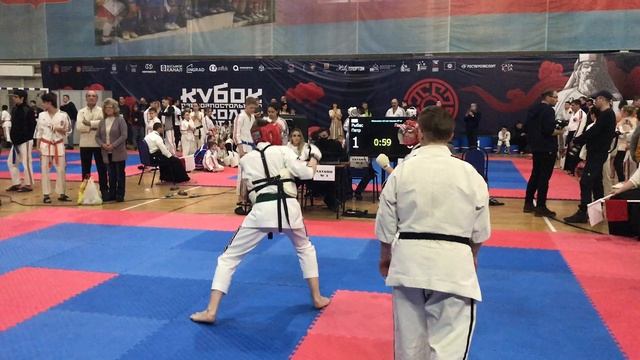 Кубок Никола Японского 23.02.2021 Петр Рыбас (красный шлем с белым бантом) 1 бой