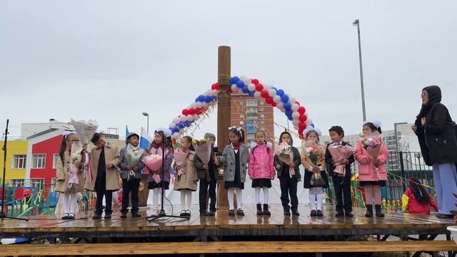 Национальнай гимназия «Айыы кыhата», 1 «а» кылаас. Маннайгы чуораанчык. 02.09.2024 сыл