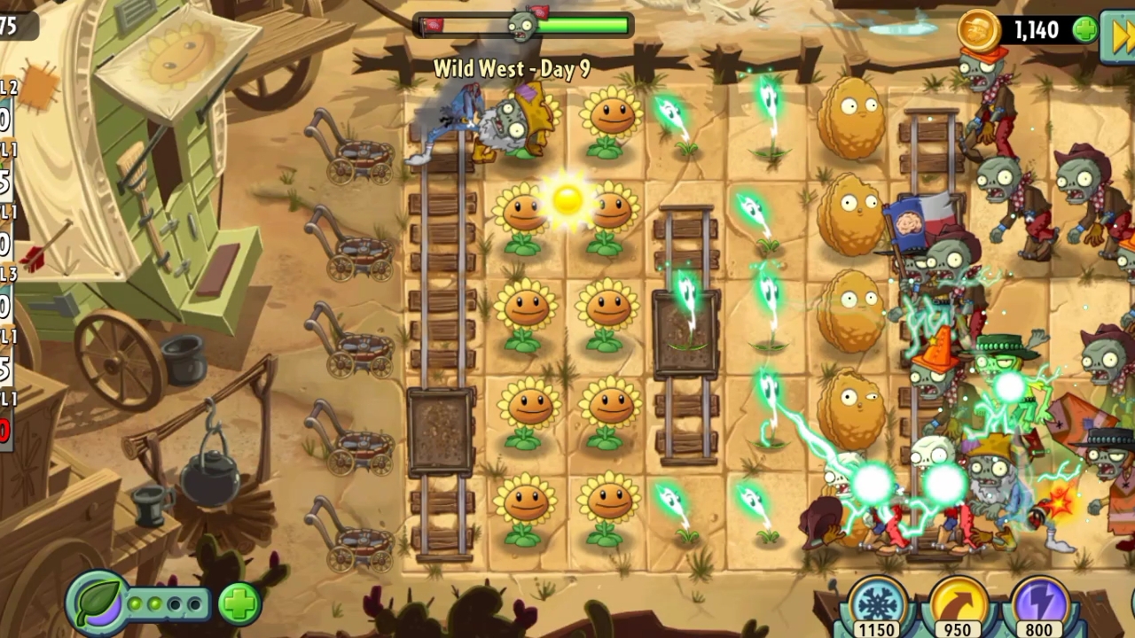 Plants vs. Zombies 2 Wild West Day 9