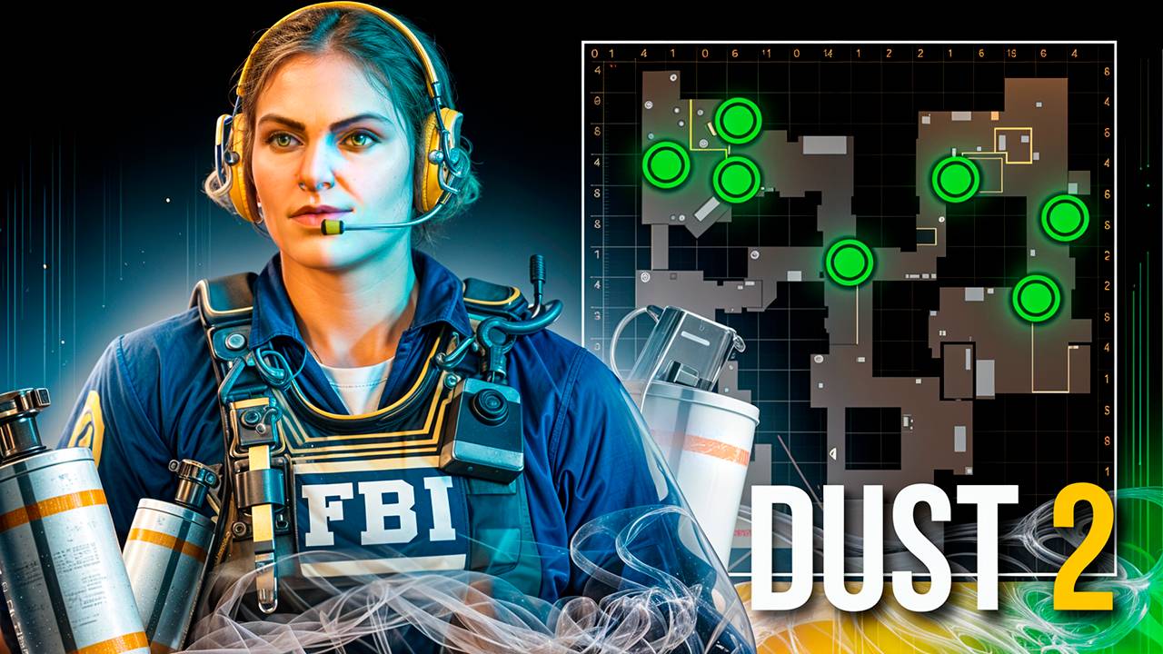 МЕТОВЫЙ РАСКИД СМОКОВ НА DUST 2 | ЛУЧШИЕ СМОКИ КС2 НА КАРТЕ DUST 2 [2024]