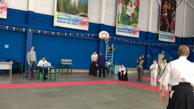 Первенство г. Москвы 04.03.2018 Петр Рыбас (белый шлем) 2 бой