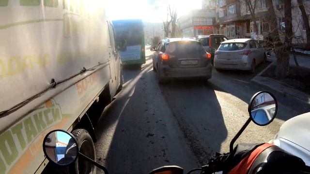 Мопед JT50 осторожная водительница финика