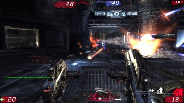 Unreal Tournament 3. Режим Командный Матч. Карта Morbias Station