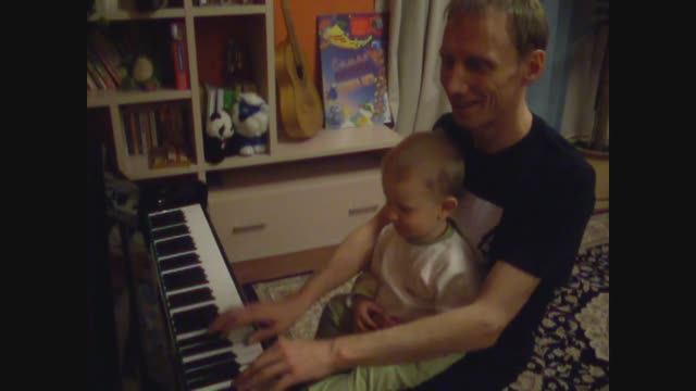 Лёва с Сашей, ноябрь 2009