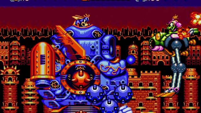 прохождение Sparkster Rocket Knight Adventures 2 (SMD)