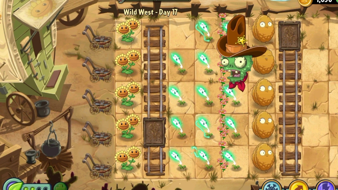 Plants vs. Zombies 2 Wild West Day 17