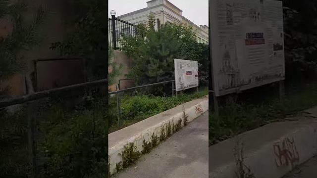 Кадетский сад. Омский Кадетский корпус (старое здание). Видео канала Мой Петербург.