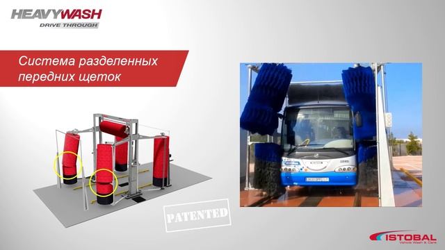 Робот мойка для автобусов  ISTOBAL 4HWD 300 - www.istobalrus.ru
