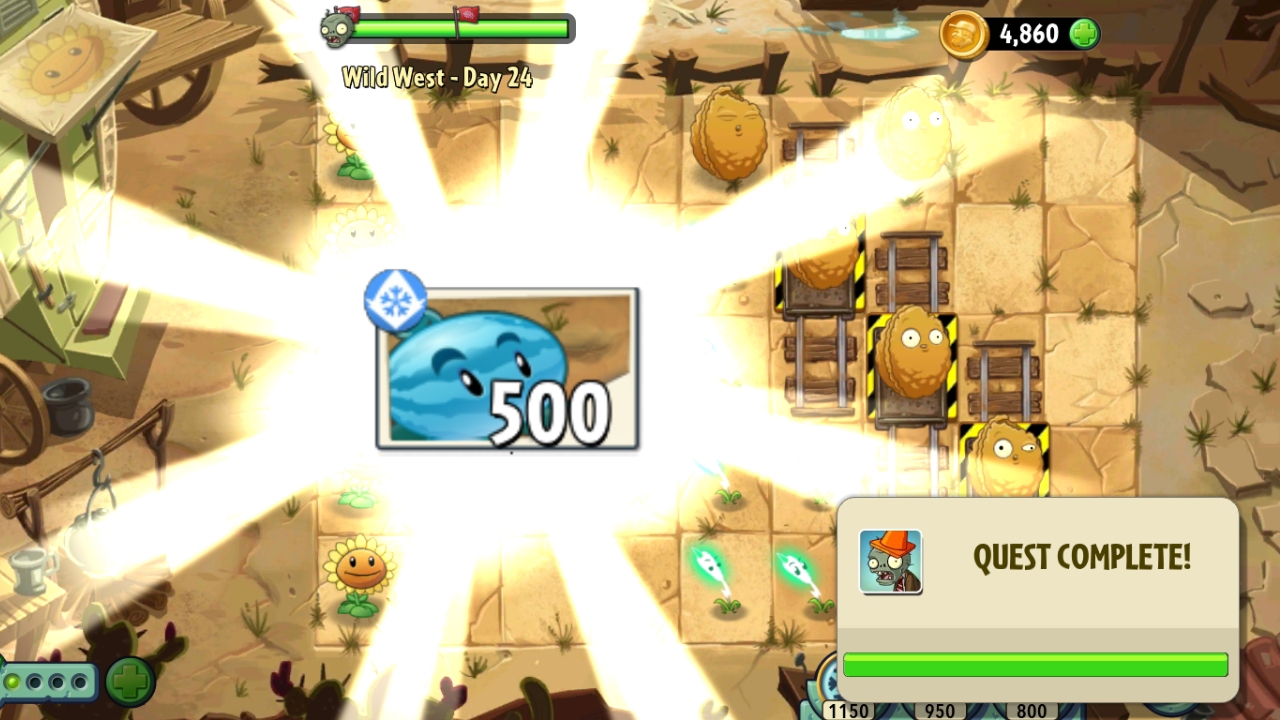 Plants vs. Zombies 2 Wild West Day 24
