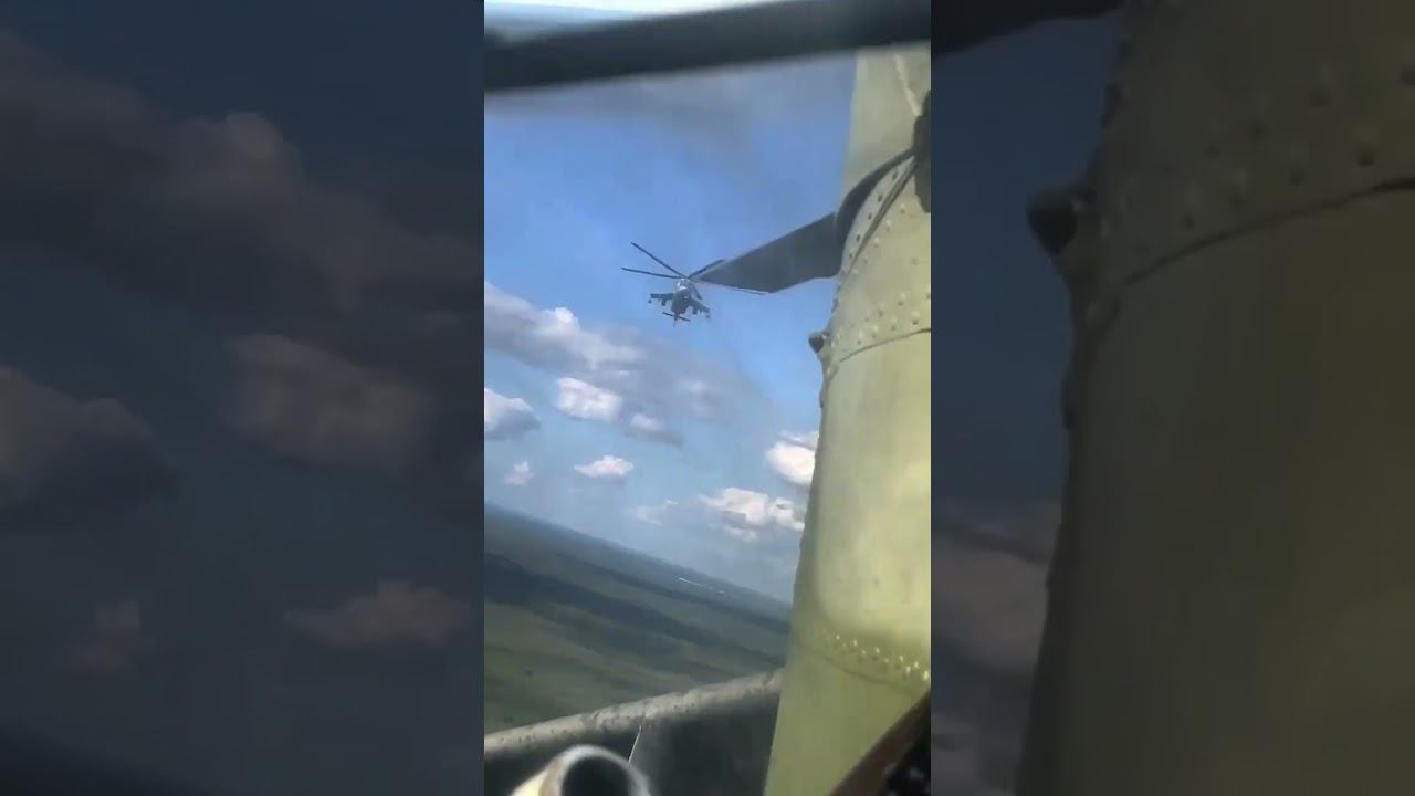 Ми-24 в атаке с кабрирования