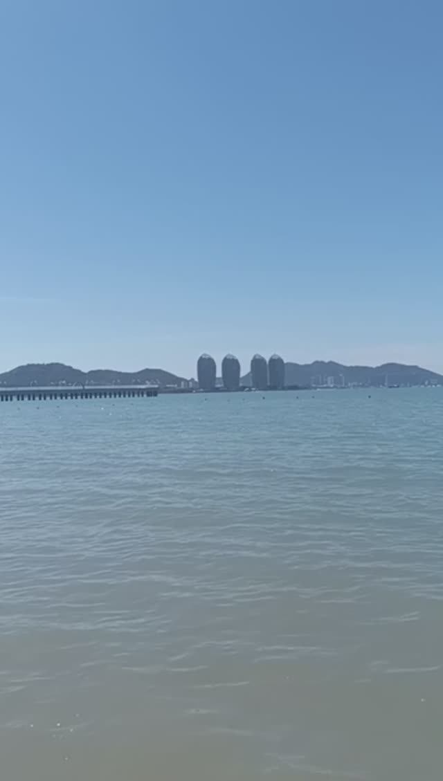 Хайнань 2024. Пляж в Санья бей. Санья