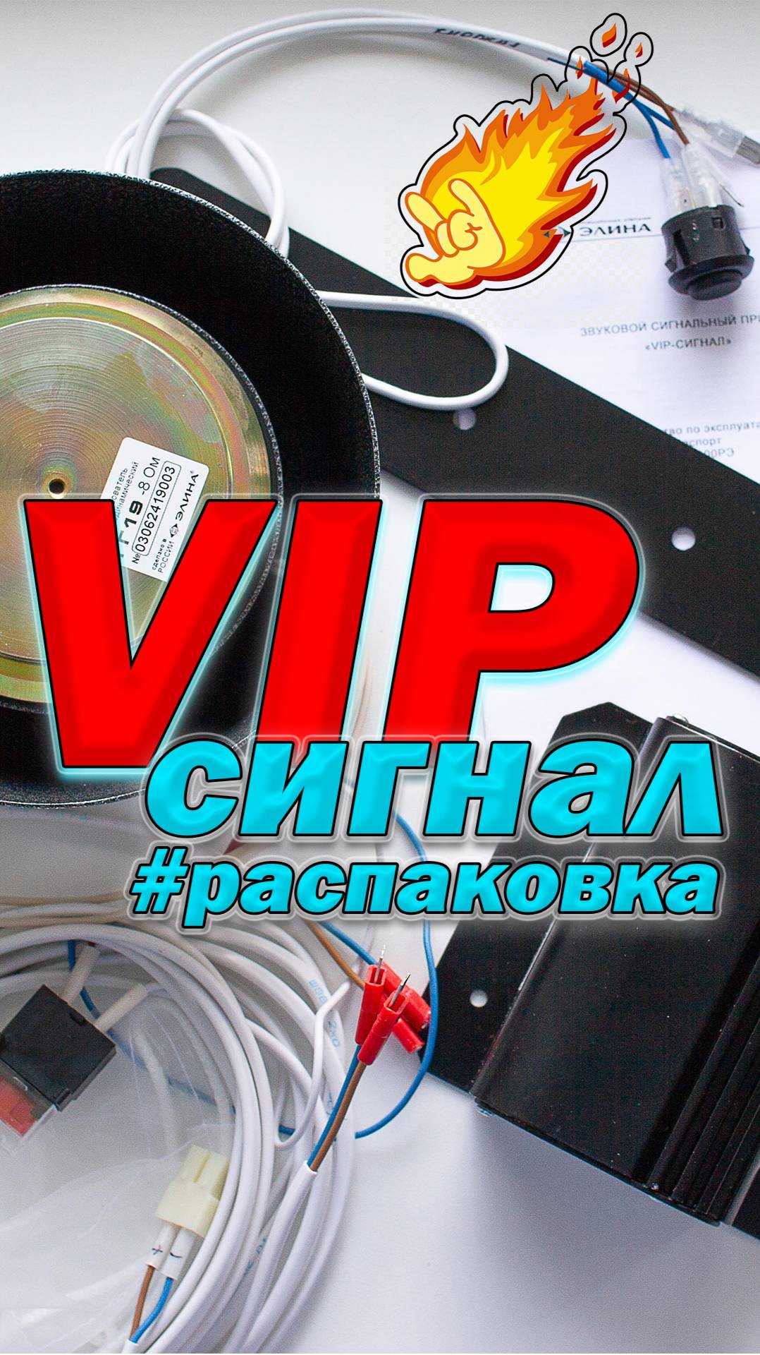ВИП-сигнал Элина. Распаковка.