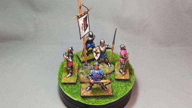 Обзор покрашенных фигурок Технолог. Крестоносцы.